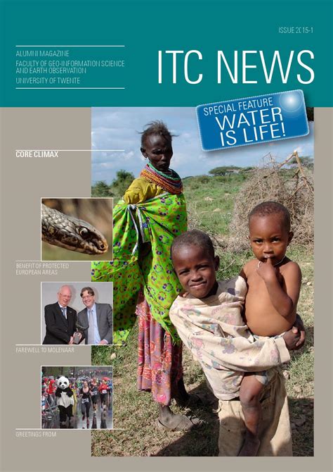 Itc News 2015 1 By Faculty Of Geo Information Science And Earth