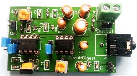 How To Design A Circuit Board With Example PCB Of Voice Modulator Circuit