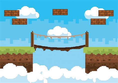 픽셀 게임 배경 이미지 Freepik에서 무료 다운로드