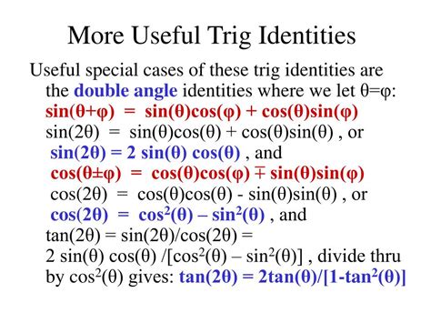 PPT Part 4 Set 2 Periodic Functions Trig Identities PowerPoint Presentation ID 484218