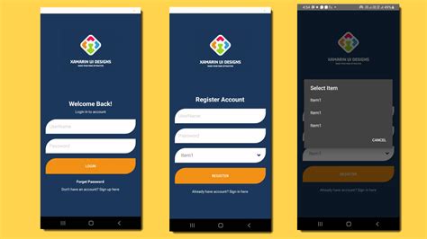 Textbox Button Combobox Design In Xamarin Form