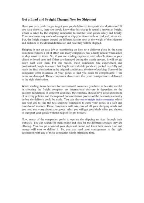 PPT Freight Load Board In Australia PowerPoint Presentation Free Download ID