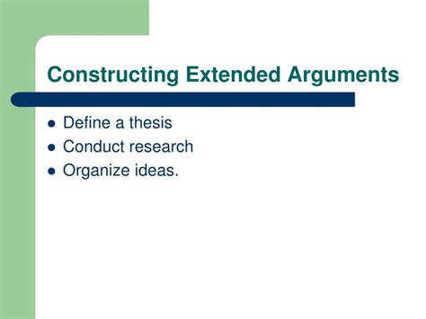 PPT Constructing Arguments PowerPoint Presentation Free Download ID