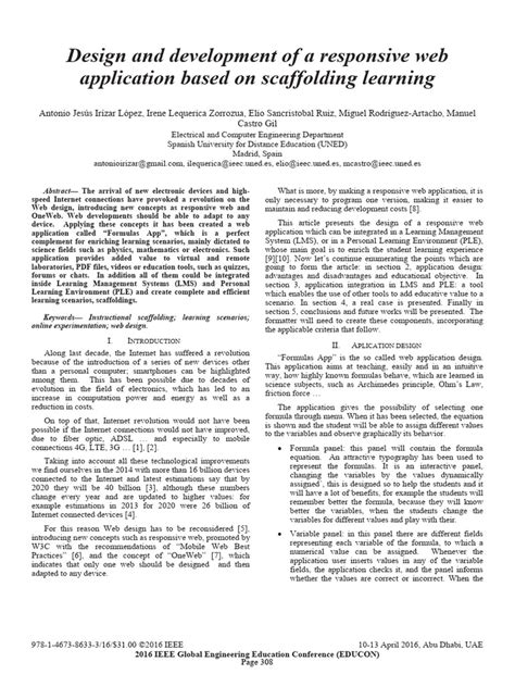 Design And Development Of A Responsive Web Application Based On