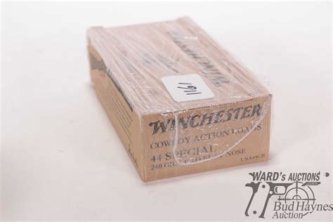 One 50 Count Box Of Winchester Cowboy Action Loads 44 Spl 240 Gr Lead