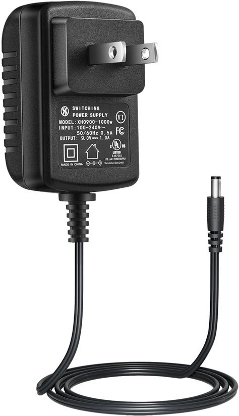 Security 01 Adaptador De Fuente De Alimentación 9v 1a Dc Jack Center