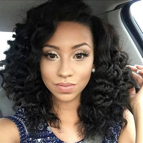 7a Brazilian Curly Full Lace Wig Virgin Hair Short Bob Wigs For Black