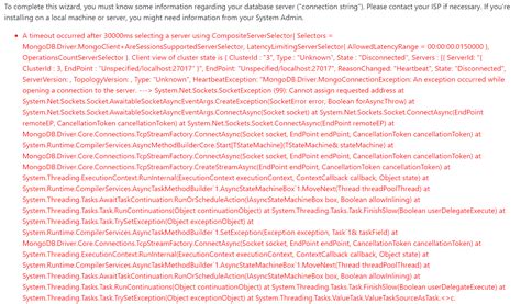When I Click Install There Is Timeout For Mongodb Issue 248 Grandnode Grandnode2 GitHub