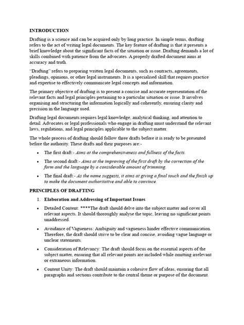 Introduction Drafting Pdf Paragraph Information