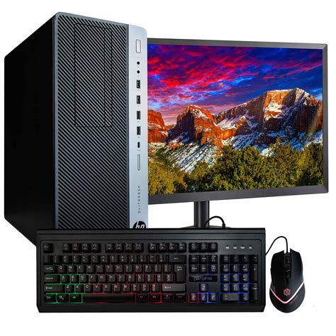 HP EliteDesk 800G4 Tower Desktop Computer Hexa Core Intel I7 3 4 16GB DDR4 RAM 500GB SSD