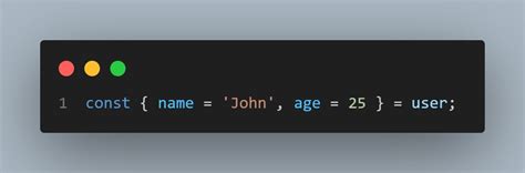 Javascript Tips For Object Destructuring Mohamed Babeker Posted On The Topic Linkedin