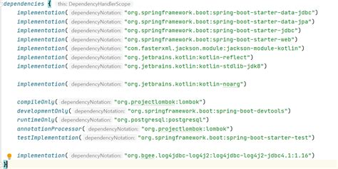 Error In Linking Spring Boot And Postgresqlkotlin Stack Overflow