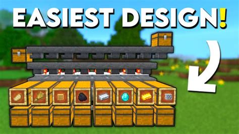 minecraft easy automatic sorting system 1 21 tutorial in 2025
