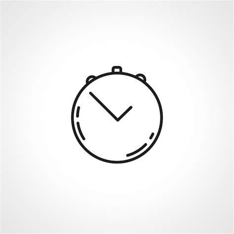 Premium Vector Stopwatch Line Icon Stopwatch Outline Icon