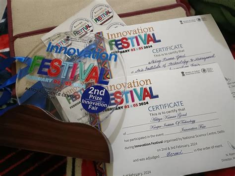 Aditya Kumar Gond On Linkedin Celebrating Success At The Innovation Festival 2024 🌟 We Are