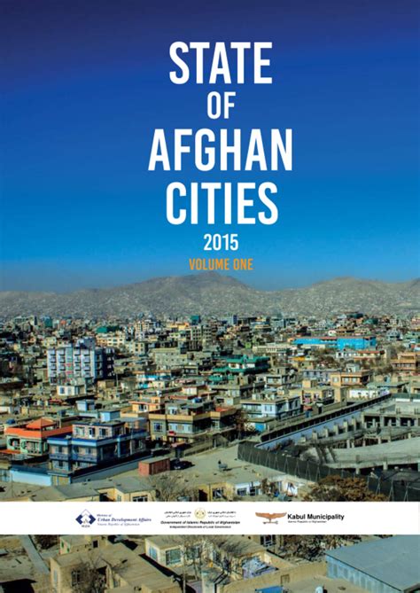 State Of Afghan Cities 2015 Volumes One And Two Afghanistan Reliefweb