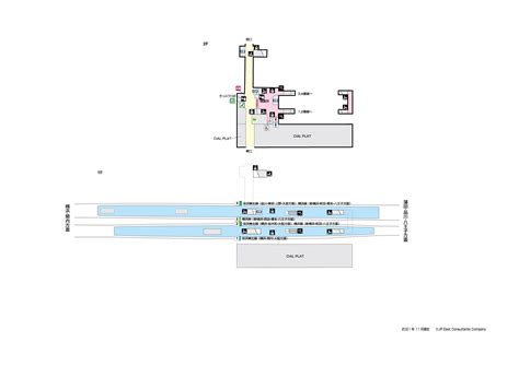 JR東日本駅構内図バリアフリー情報東神奈川駅