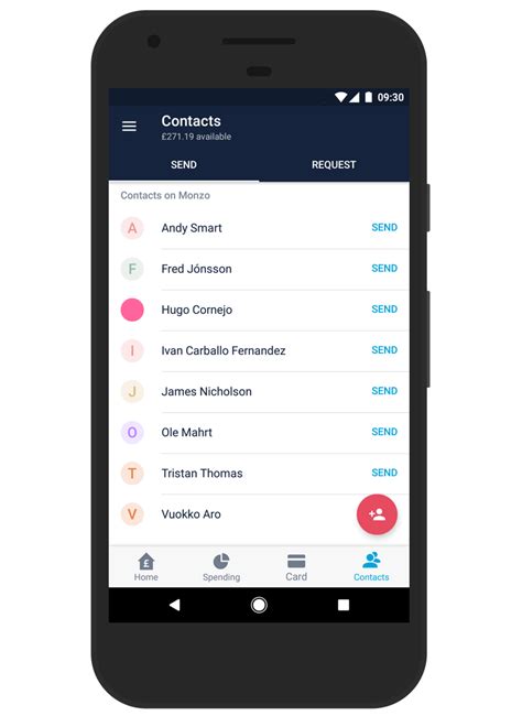 Monzo New Android Update Bottom Navigation Bar Navigation Bar Navigation Samsung Galaxy