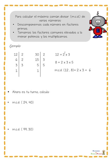 Maximo Comun Divisor 1