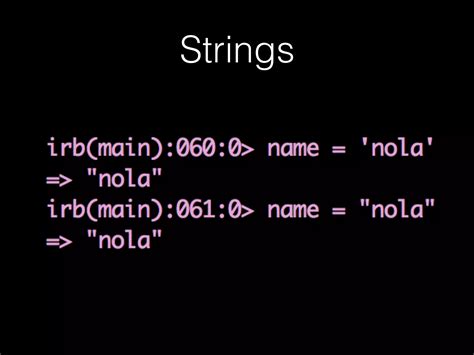 Ruby Data Types And Data Structures Ppt