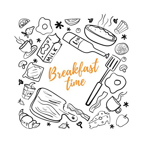 Cooking Breakfast And Food Background Cooking Banner For Breakfast
