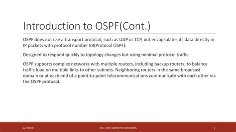 Comparing Ospf Vs Isis Pptx