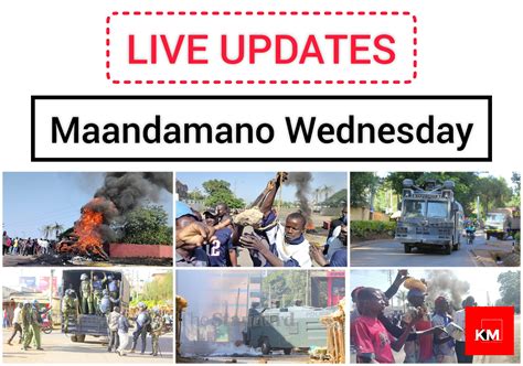 Maandamano Wednesday List Of Damages Caused By Maandamano Protesters
