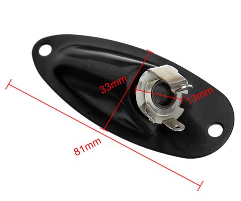 Jack Plate Socket For Fender Strat And Stratocaster Style Electric