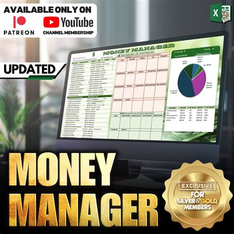 Excelupdates Patreonexclusive Moneymanager Exceltools Budgetingmadeeasy Randy Austin