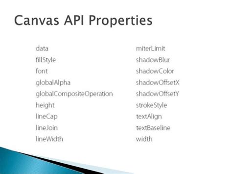 html 5 canvas and svg