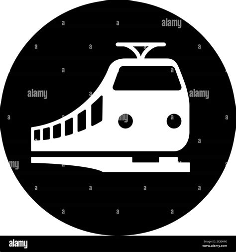 Train Icon As Symbol For Web Page Design Of Journey Transport Stock