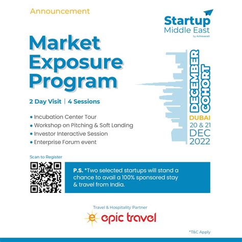 Nidhin Nandanan On Linkedin Startup Middle East Market Exposure Program Dubai Inviting