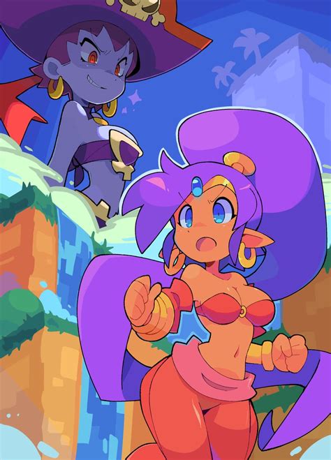 Shantae And Risky Boots Shantae Drawn By Bacun Danbooru