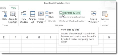 How To View Spreadsheets Side By Side In Separate Windows In Excel 2013