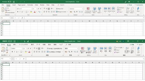 【excel】英語表記と日本語表記のエクセル、各機能名の比較一覧 Website Note