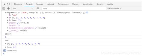 Js中arguments理解js Arguments Csdn博客
