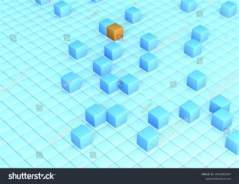 Cube Shape Pattern Illustration Background 3d Stock Illustration 2052082307 Shutterstock
