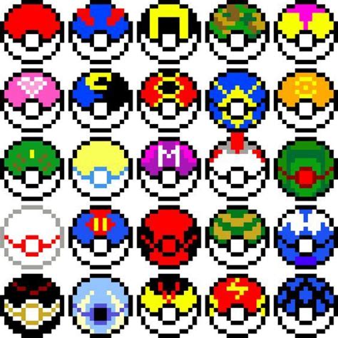 Pokeballs Pixel Art Pokemon Pixel Art Grille Pixel Art The Best Porn Website