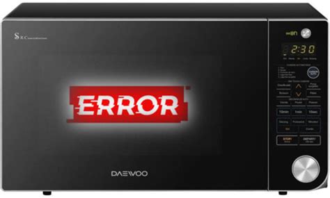 بررسی و رفع انواع ارور مایکروویو دوو Daewoo ایبک