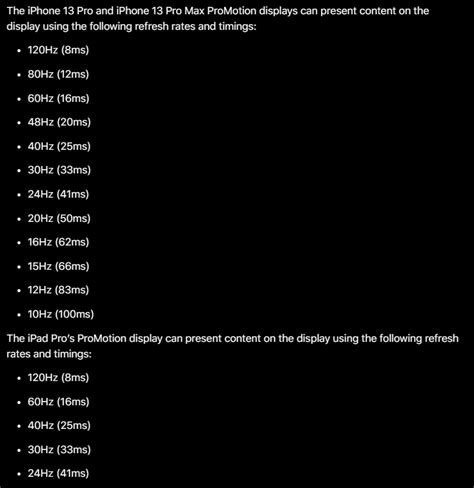 Variable Refresh Rate