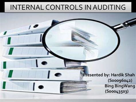 Internal Controls In Auditing