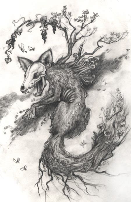 Vulpine Drawing Original Art By Kelley Hensing Every Day Original
