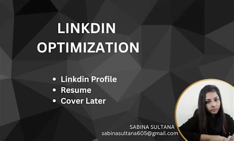 Create And Optimize Your Professional Linkedin Profile By Seo Sabina Fiverr
