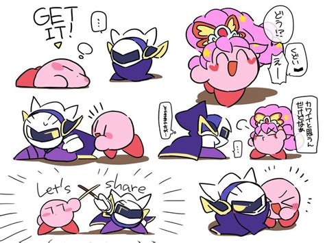 Meta Knight X Female Kirby