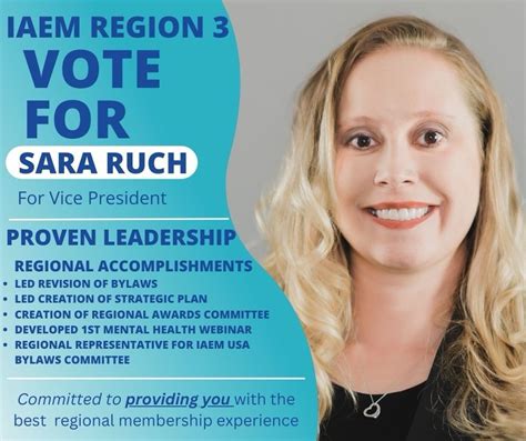 Sara R On Linkedin Thrilled To Accounce My Candidacy For Iaem Reg 3 Vice President We Have
