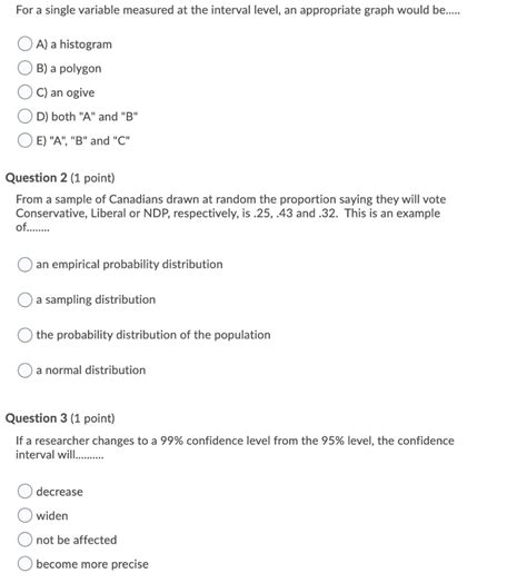 Solved For A Single Variable Measured At The Interval Level Chegg Com