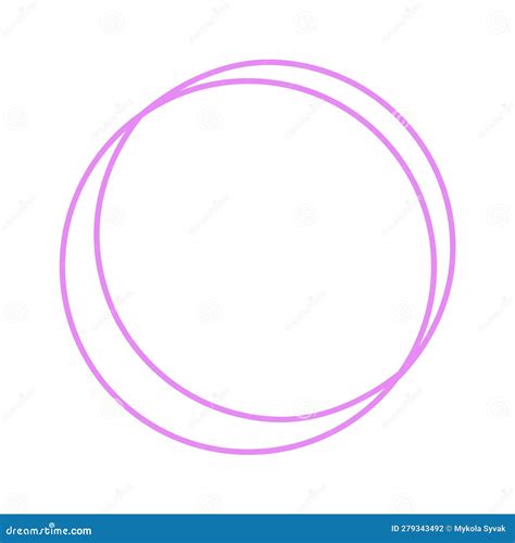 Linear Rounded Element Stock Vector Illustration Of Icon 279343492