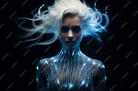 Premium Ai Image Bioluminescent Beauty Ethereal Luminescence In