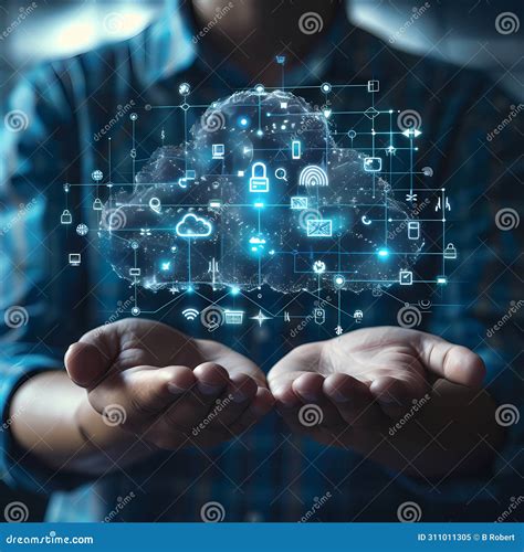 Revolutionizing Business With Digital Cloud Transformation Stock Illustration Illustration Of