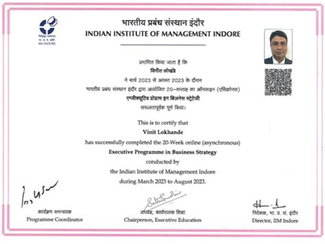 vinit lokhande on linkedin iimindore businessstrategy executiveprogram continuouslearning…